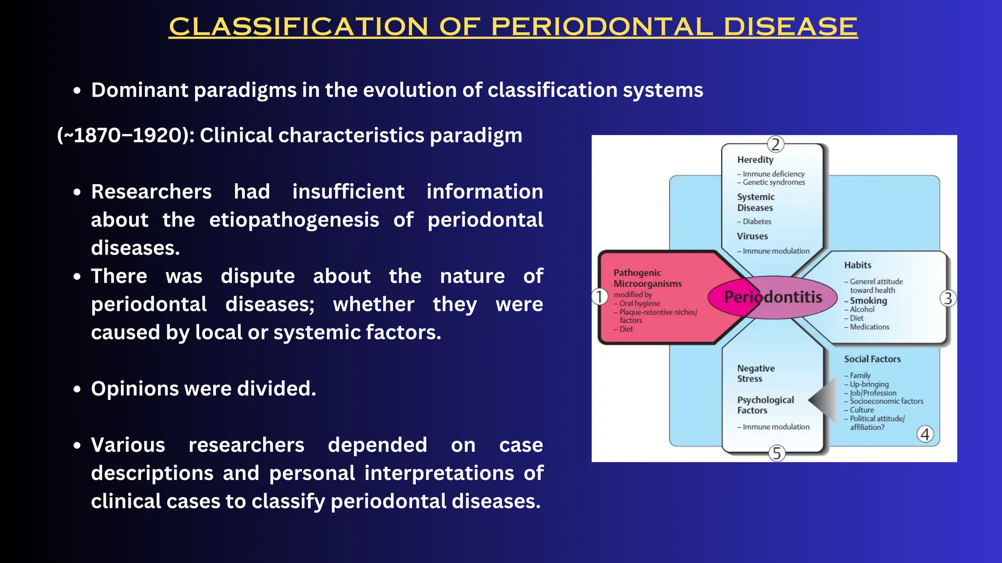 Classification of periodontitis | PDF | Dental Health | Diseases and ...