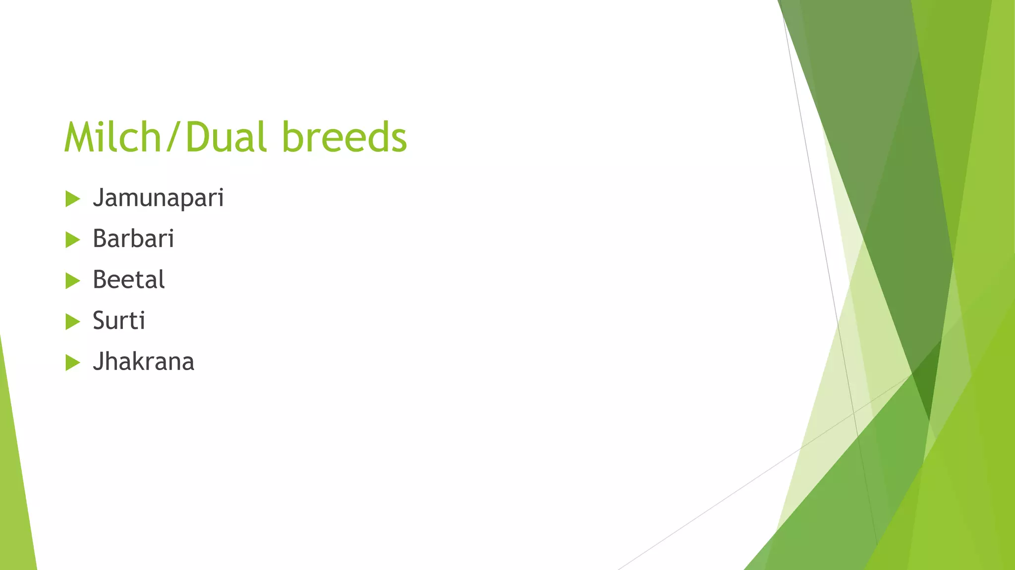 Classification indian goat_breeds | PPTX