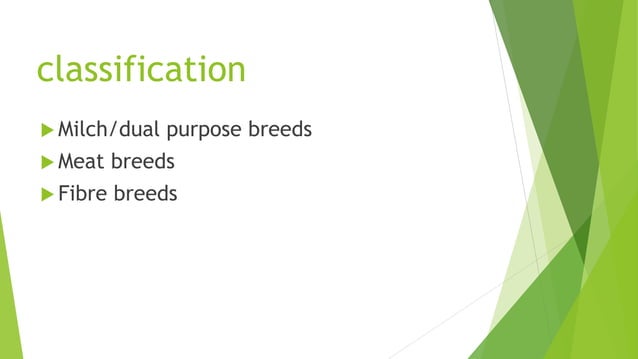 Classification indian goat_breeds | PPTX
