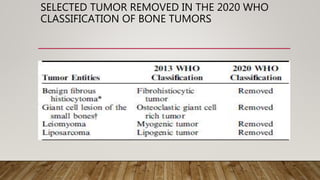 Classification in orthopaedic oncology | PPTX