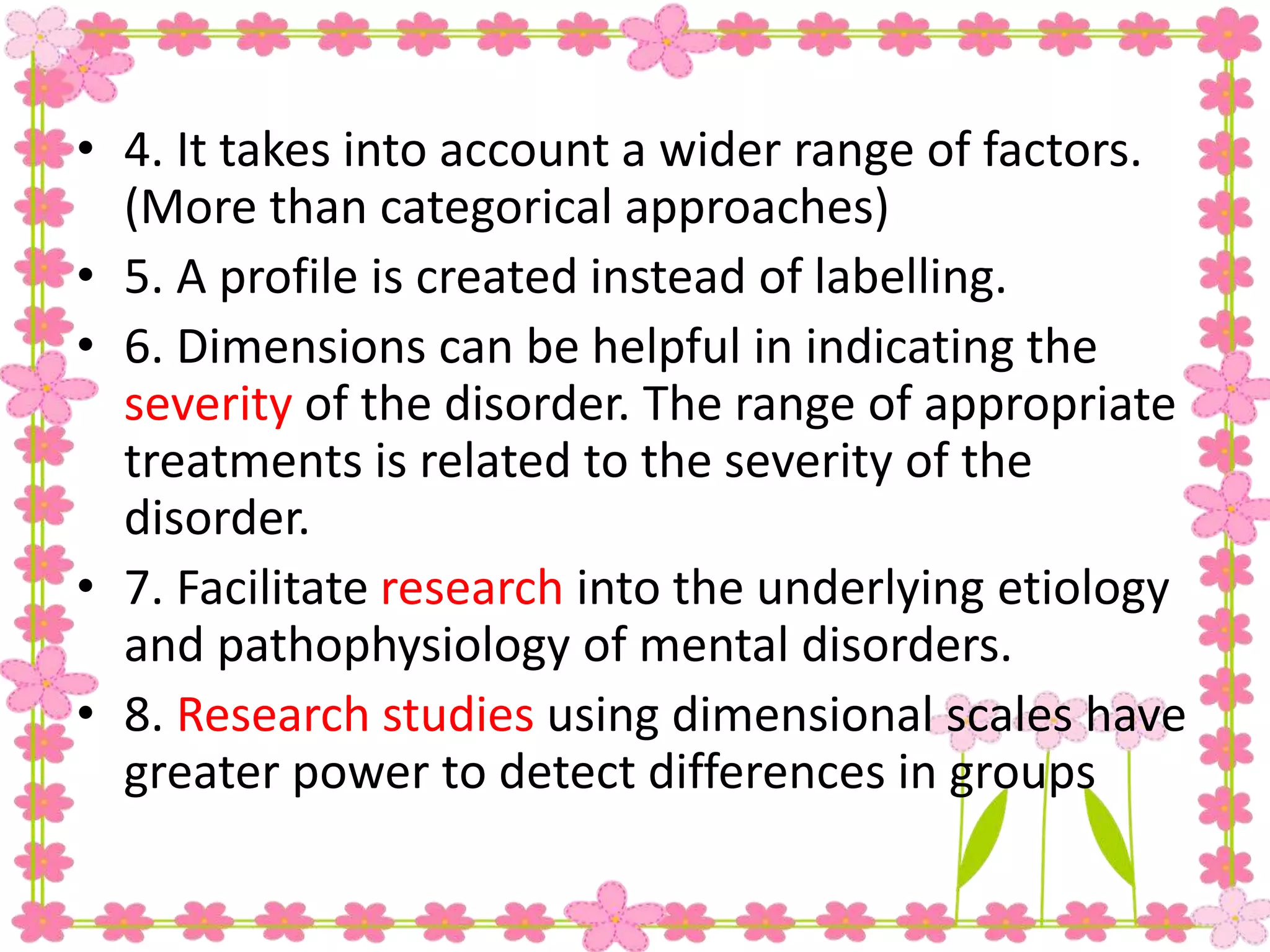 Classification in psychiatry | PPTX