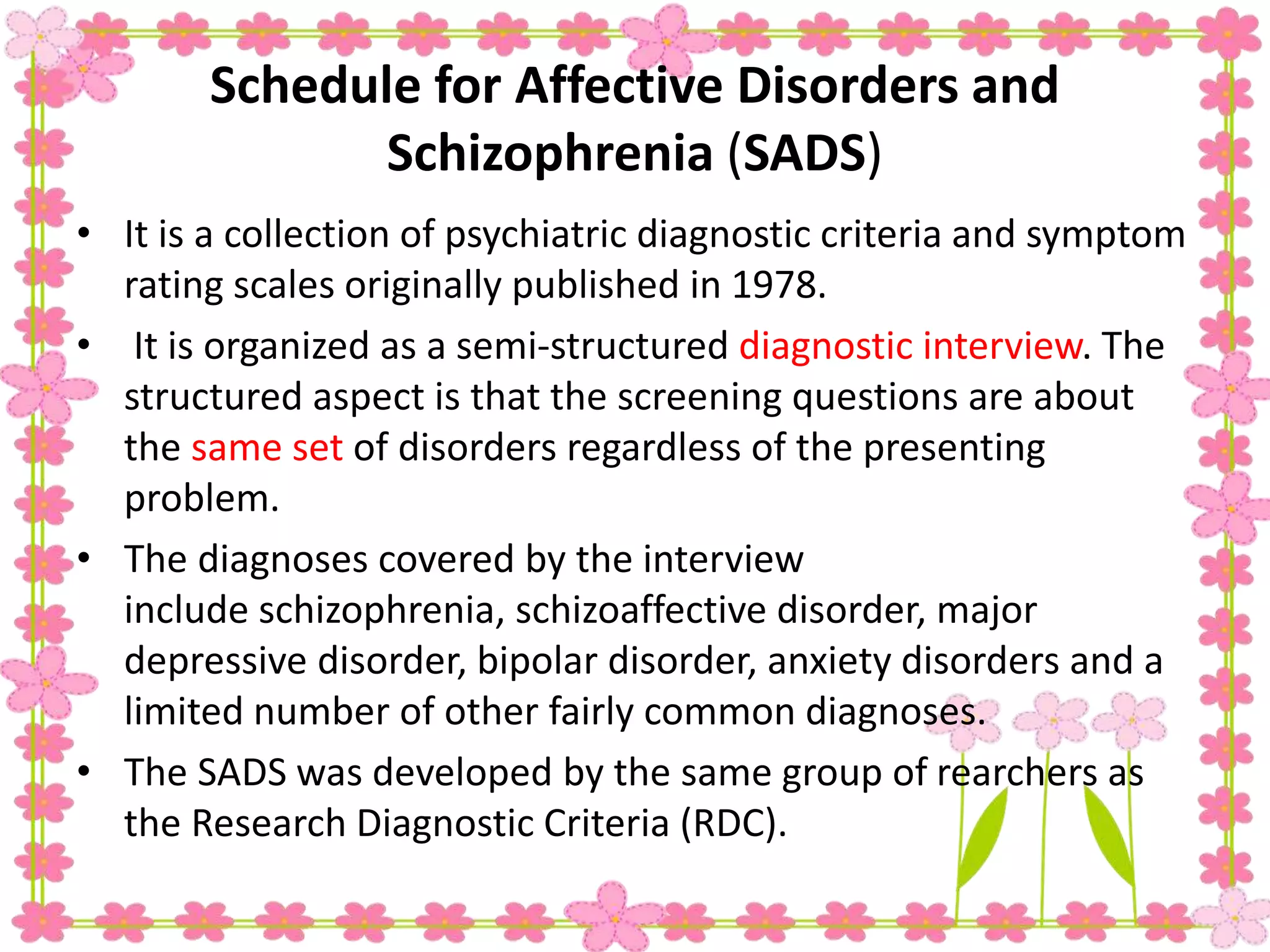 Classification in psychiatry | PPTX