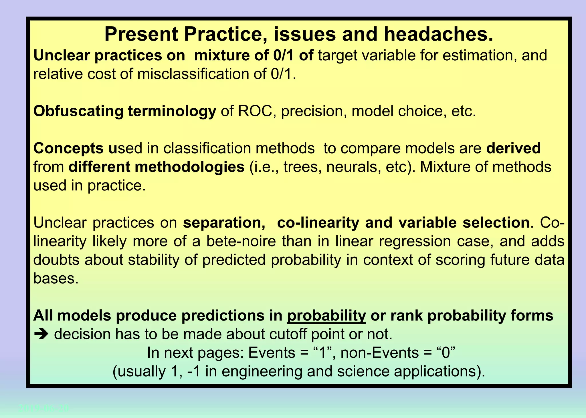 Classification methods and assessment | PDF | Technology & Computing