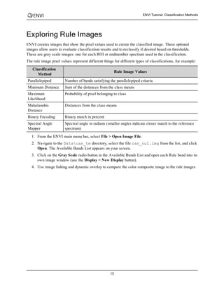 Classification methods envi | PDF