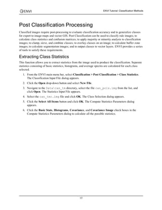 Classification methods envi | PDF