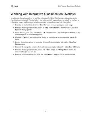 Classification methods envi | PDF