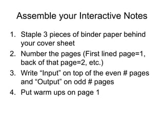 Classification notes | PPT