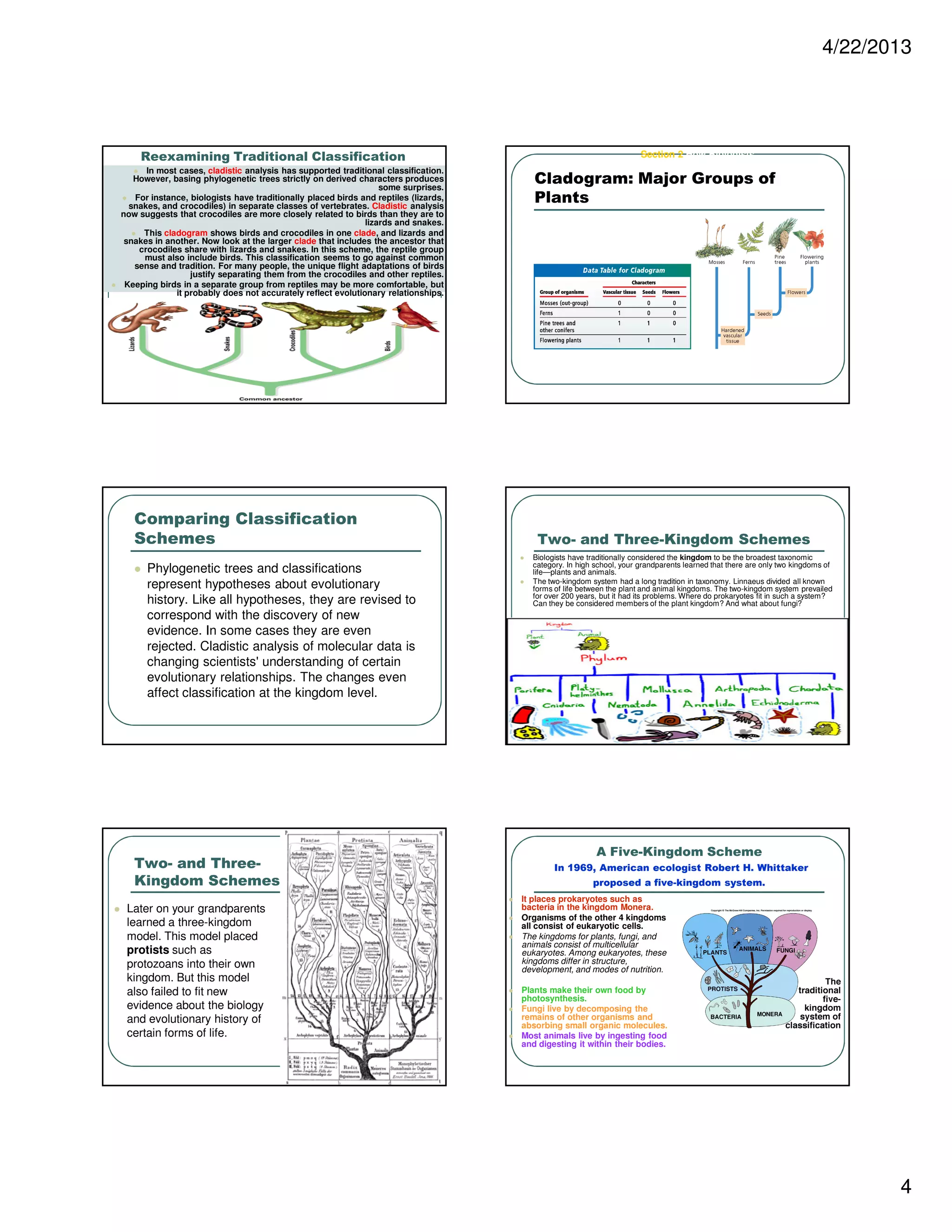 Classification notes for website | PDF