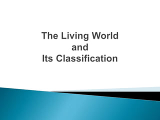 Classification n structure of cell | PPT