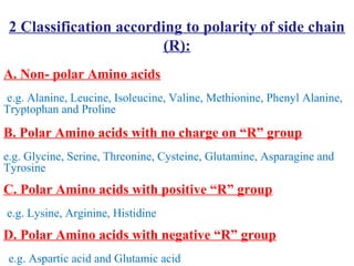 Classification of Amino Acids by farhan ali | PPT