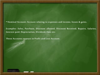 Classification of accounts | PPSX