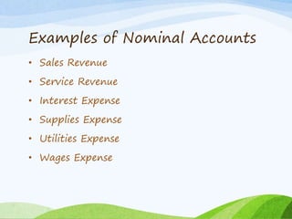 Classification of accounts | PPTX