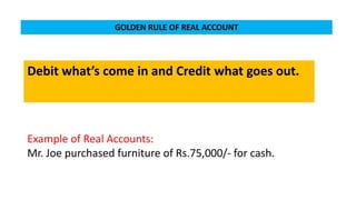 Classification of accounts || personal account || real account ...