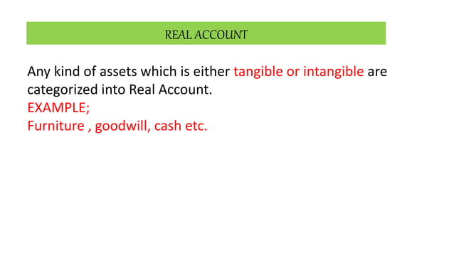 Classification of accounts || personal account || real account ...