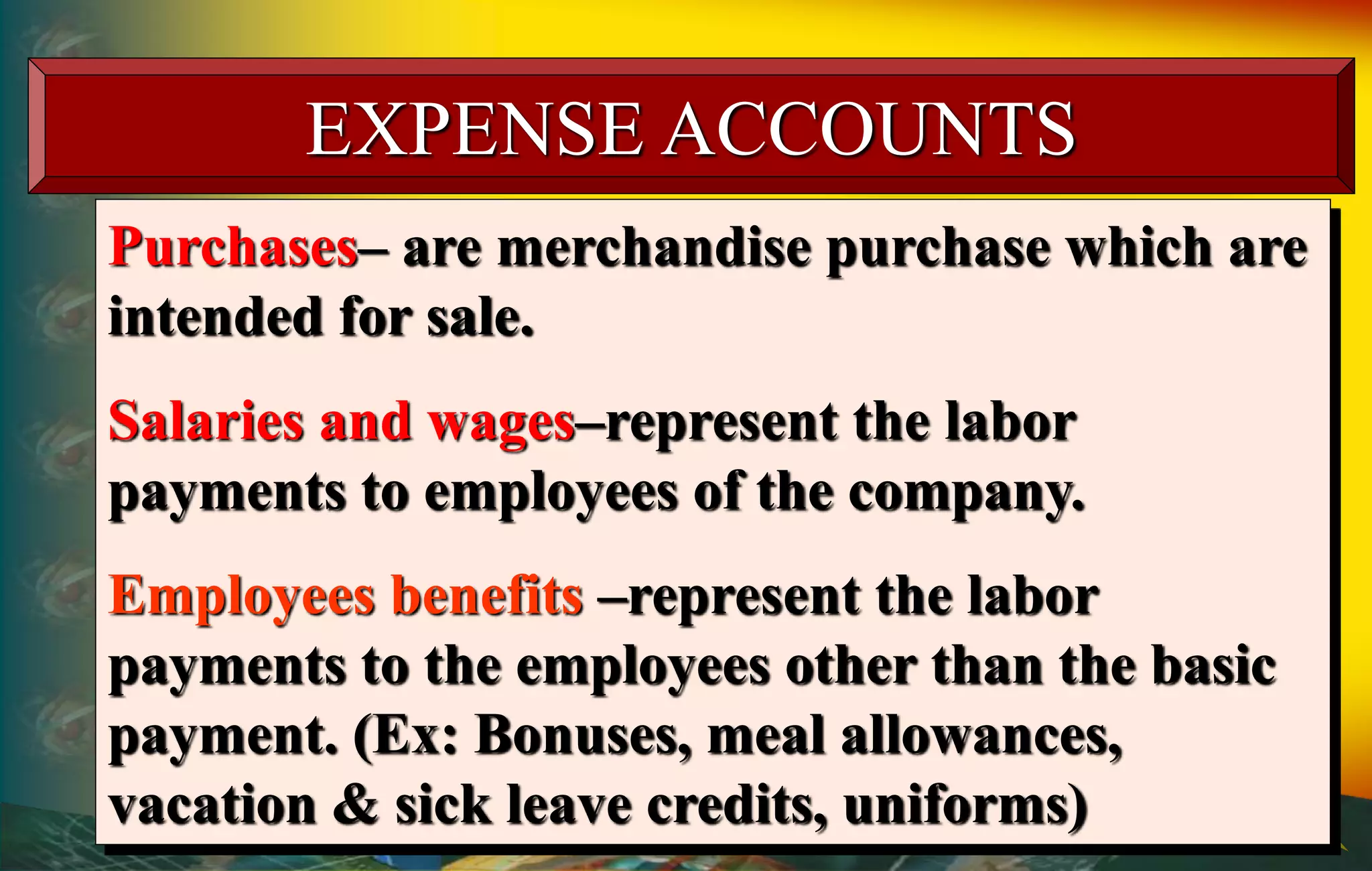 Classification of Accounts in Accounting | PPSX