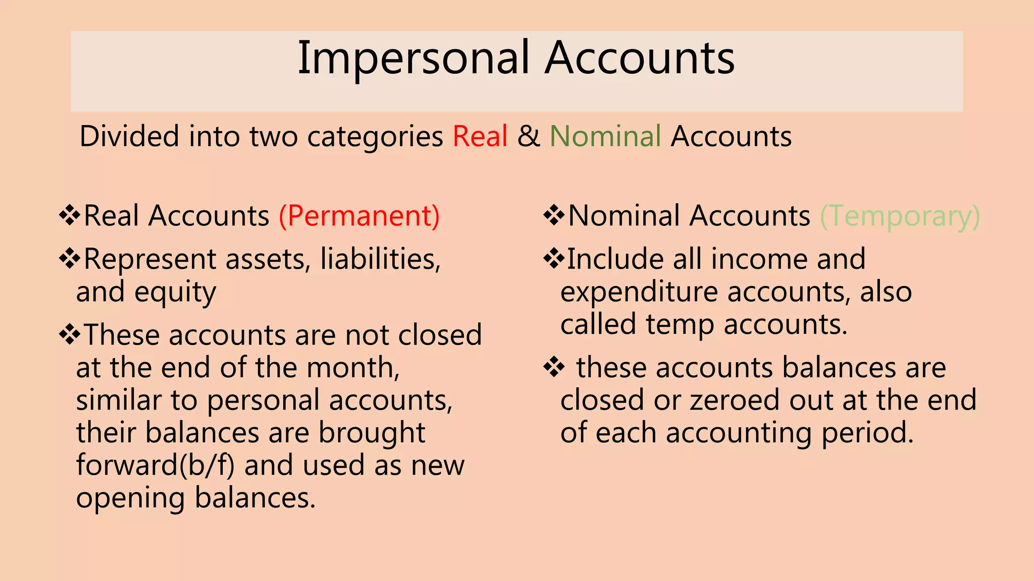 Classification of accounts | PPTX
