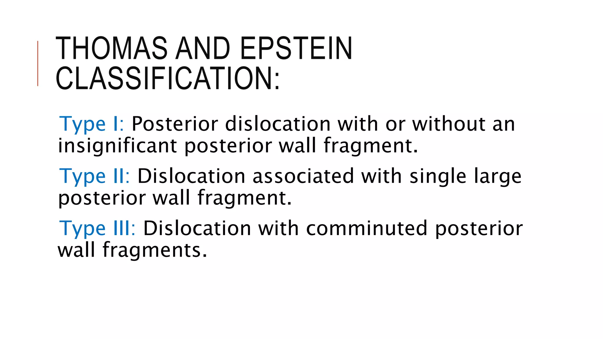 Classification of acetabular fractures | PPTX