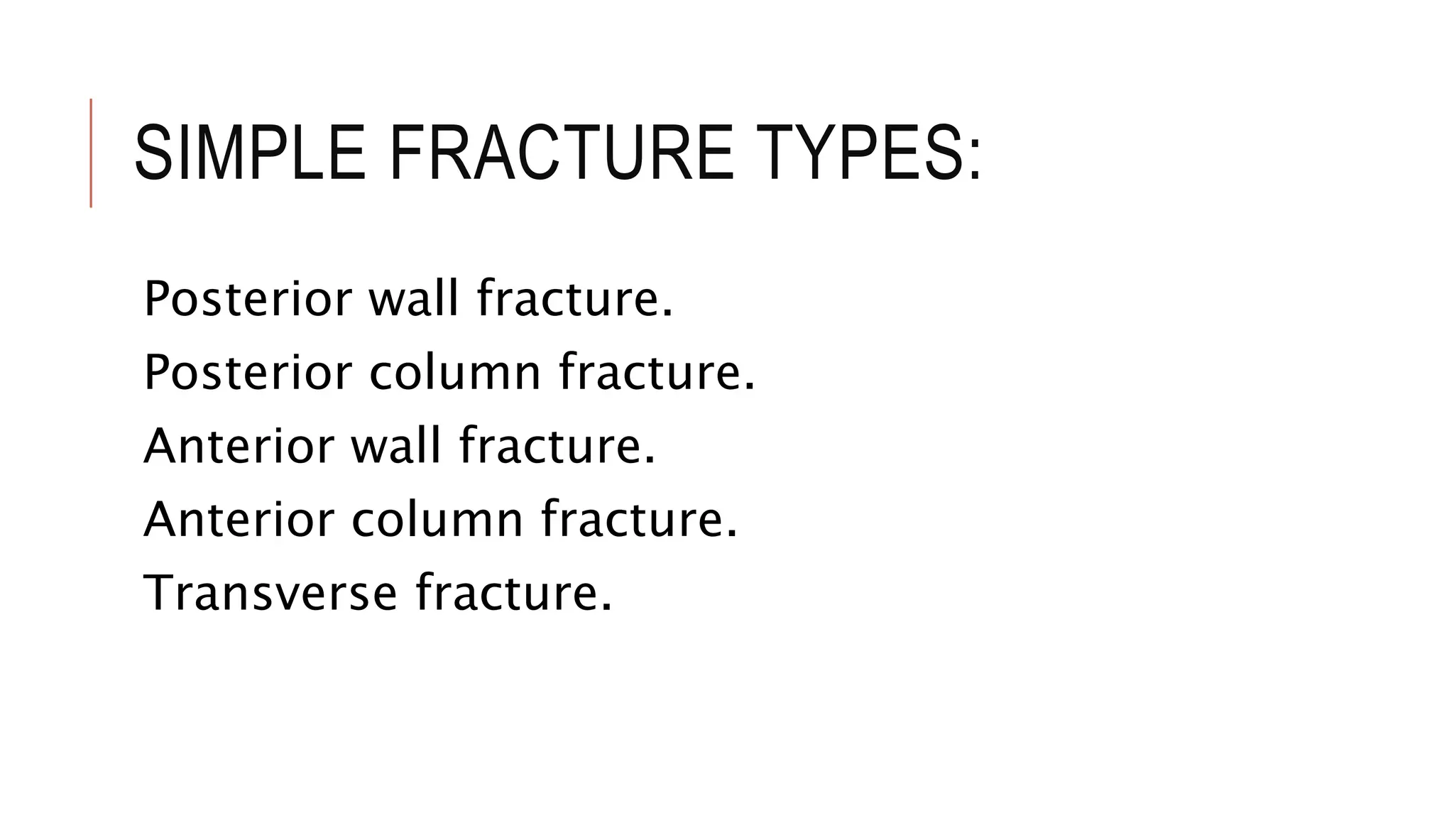 Classification of acetabular fractures | PPTX