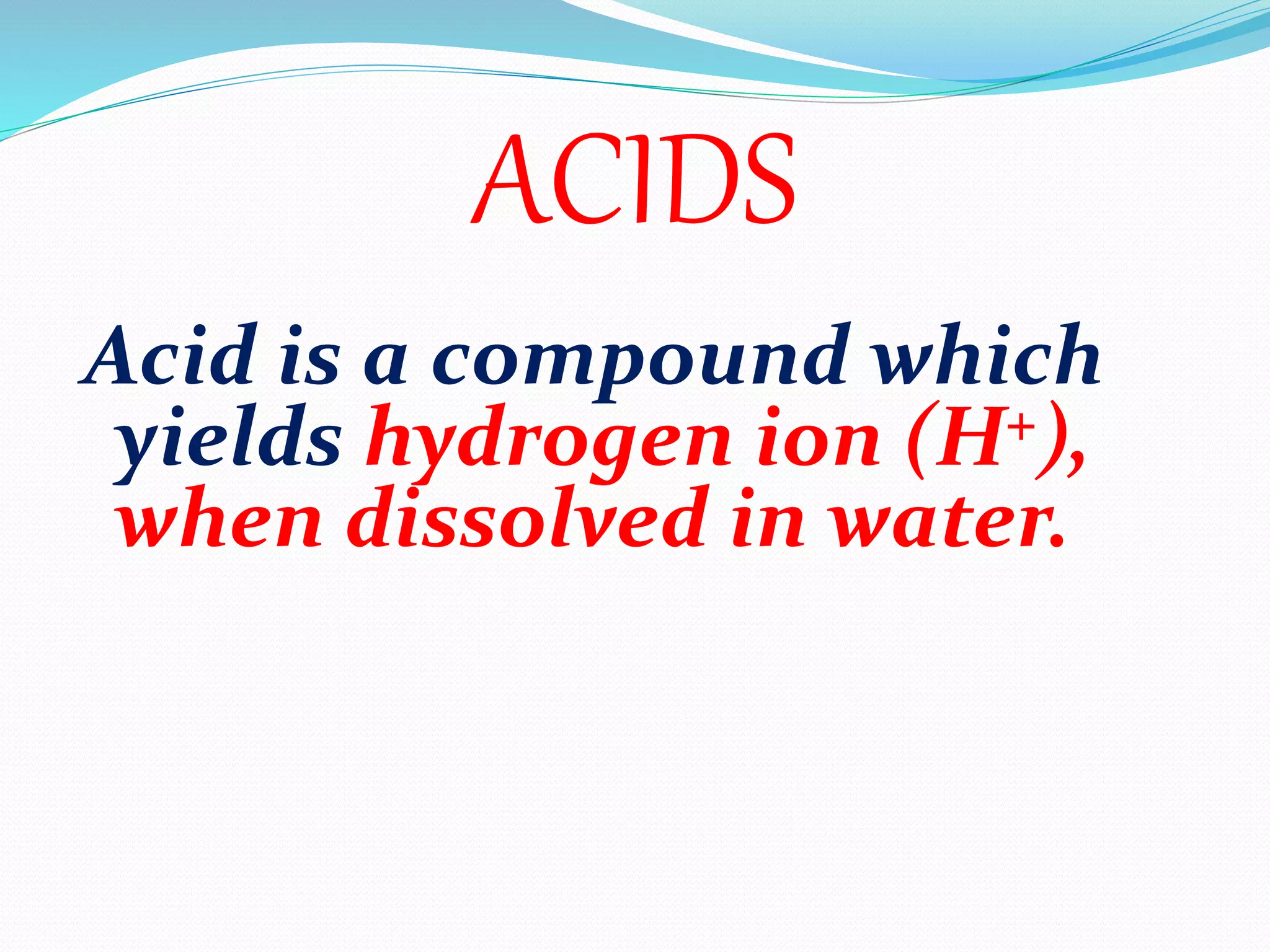 Classification of acids & bases | PPTX