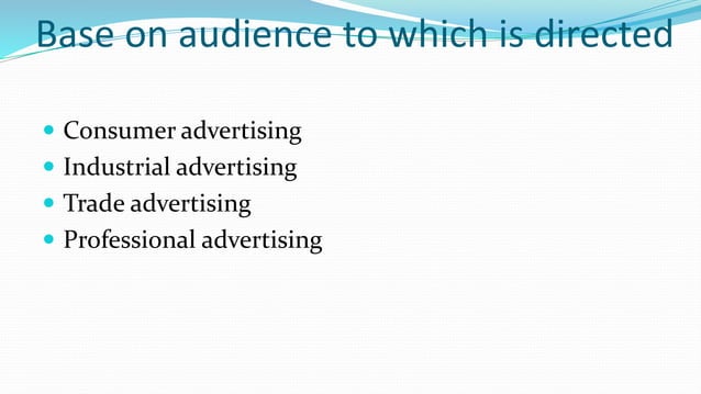 Classification of advertising | PPTX | Advertising Industry | Industries