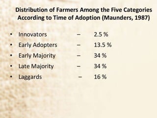 Classification of adoptersBy Mr Allah Dad Khan Visiting Professor The ...