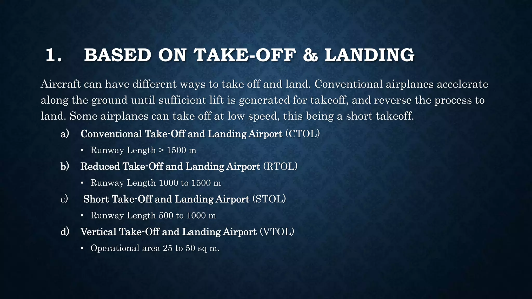 Classification of airport | PPTX