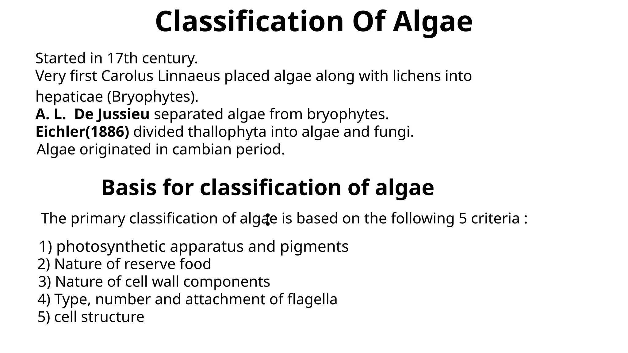 classification of Algae .pptx availablegggggg | PPTX