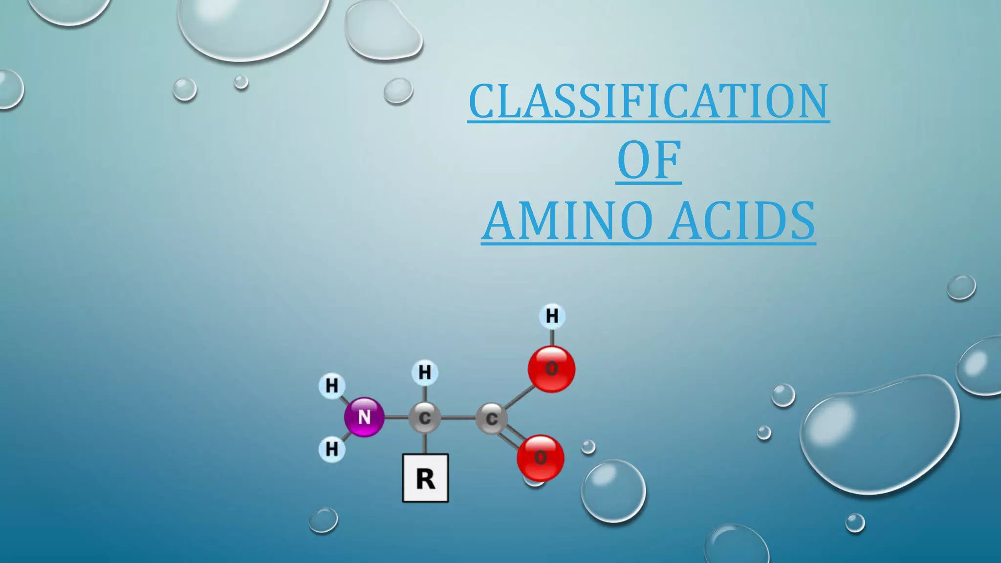 Classification of amino acid By Majedin Reza | PPTX