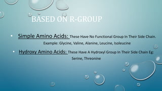 Classification of amino acid By Majedin Reza | PPT