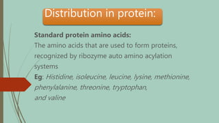 Classification of Amino Acid | PPTX