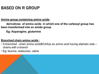 Classification of aminoacids based on charge and polarity.pptx