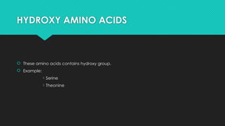 classification of amino acids(DEV) ssr medical college bakchodi.pptx