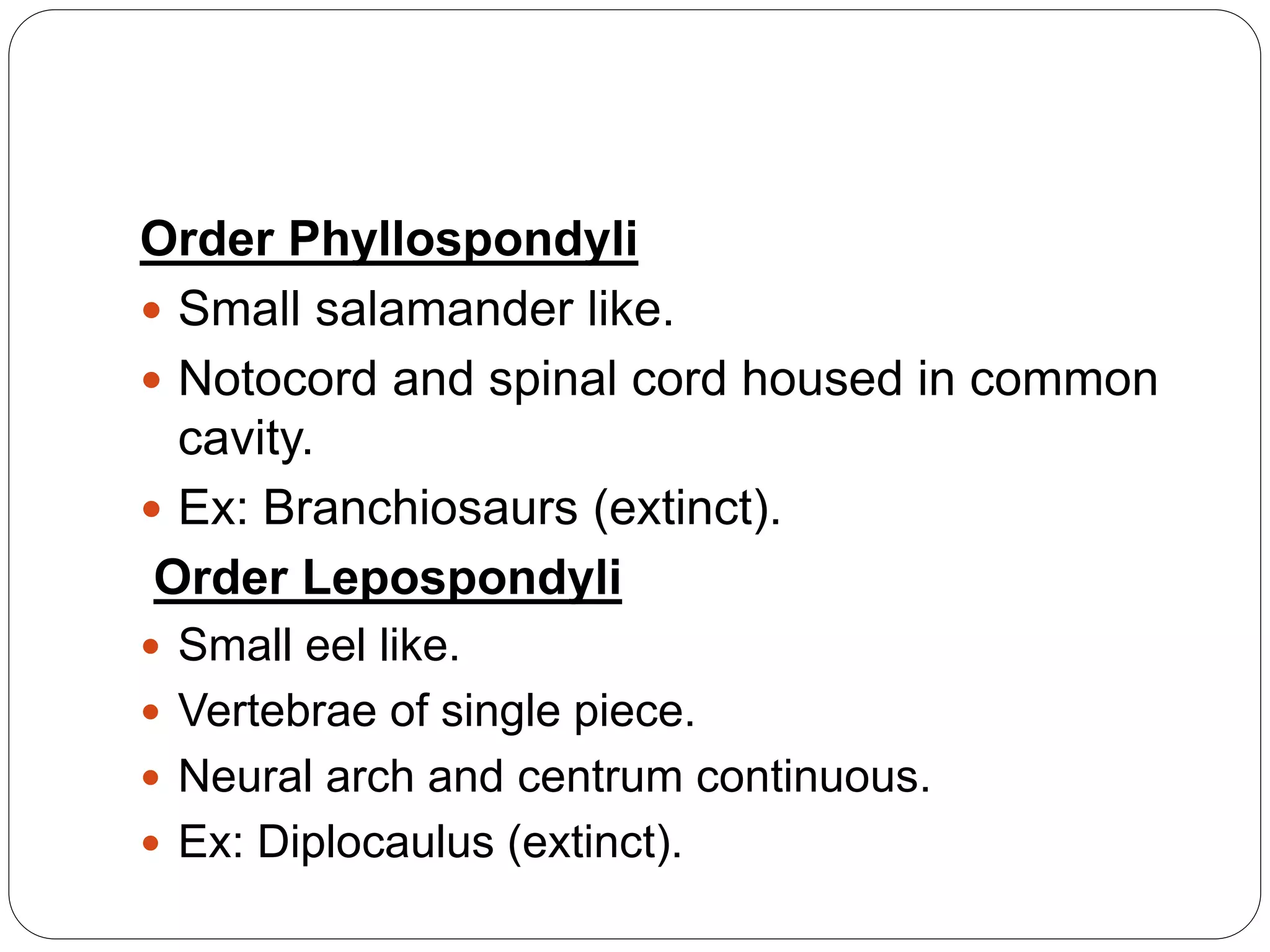Classification of amphibia | PPTX