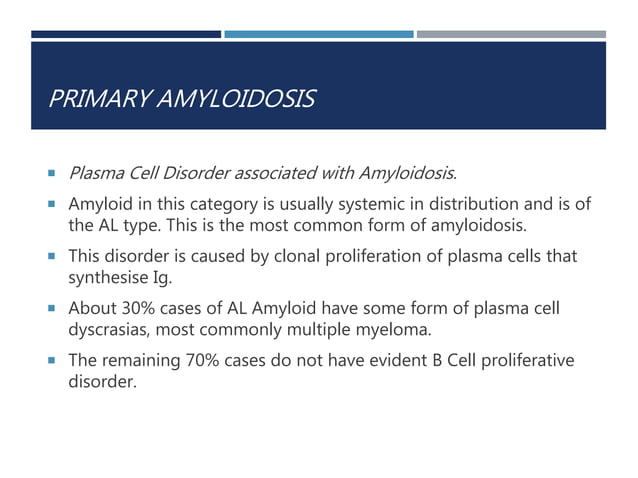 Classification of Amyloidosis | PPTX | Blood Disorders | Diseases and ...