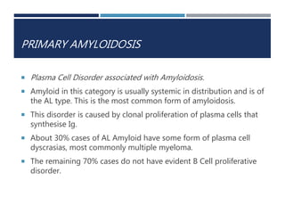 Classification of Amyloidosis | PPT