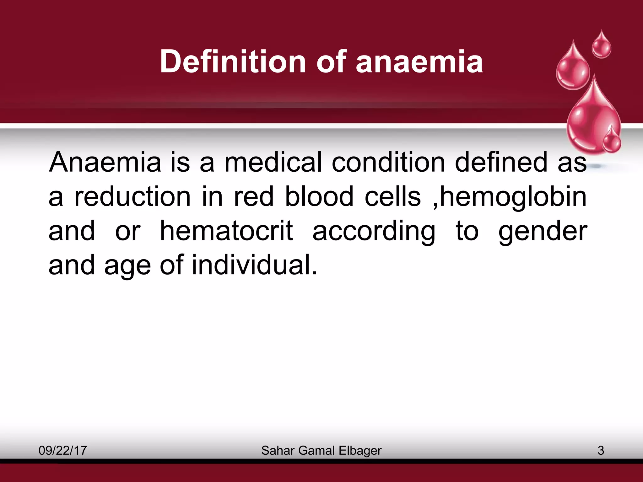 Classification of anaemia | PPT