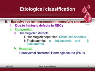 Classification of anaemia | PPT