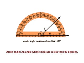 Classification of angles | PPTX