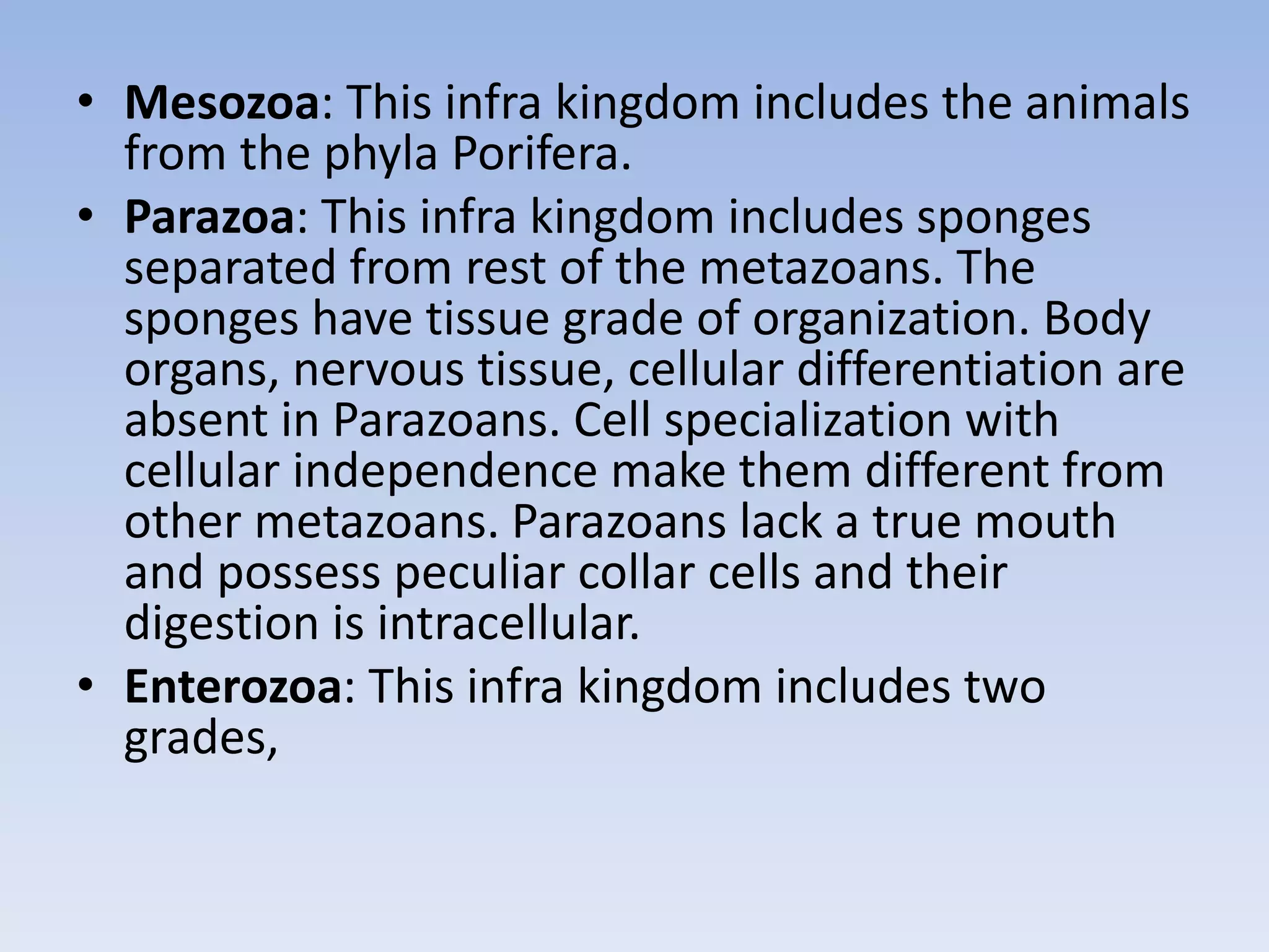 Classification of animal kingdom | PPTX