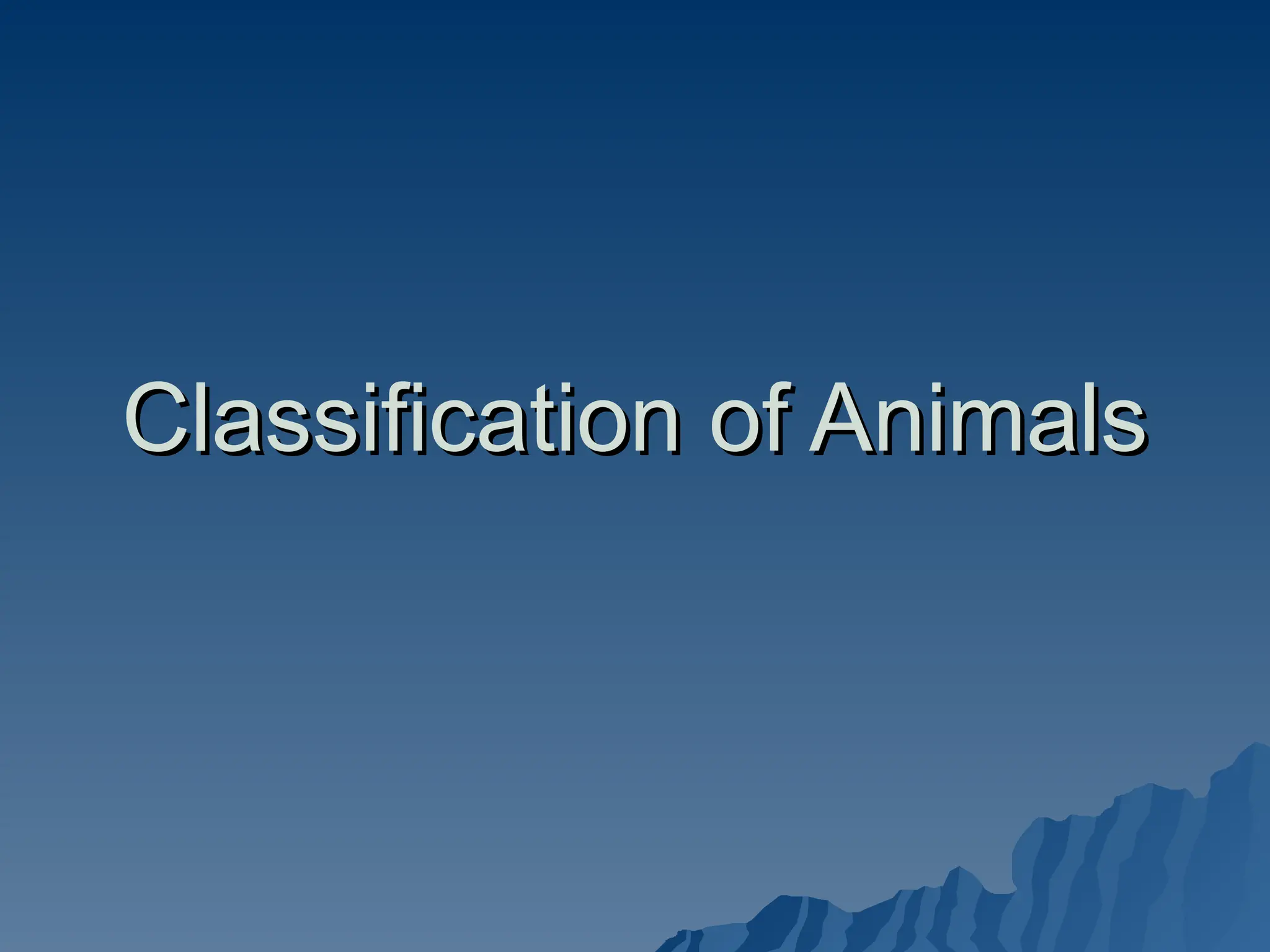classification of animals klasifikasi makhluk hidup.ppt