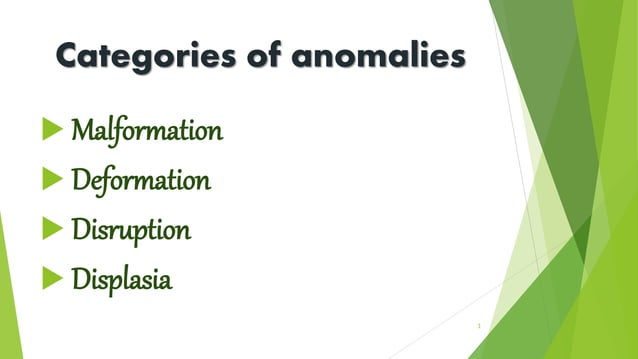 Classification of anomalies of development of human body | PPT