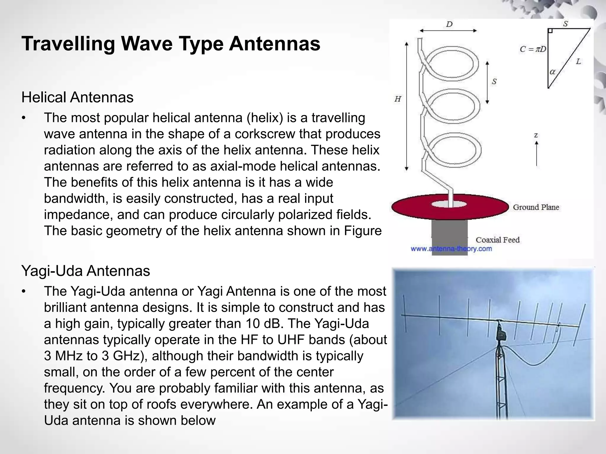 Classification of antenna | PPTX
