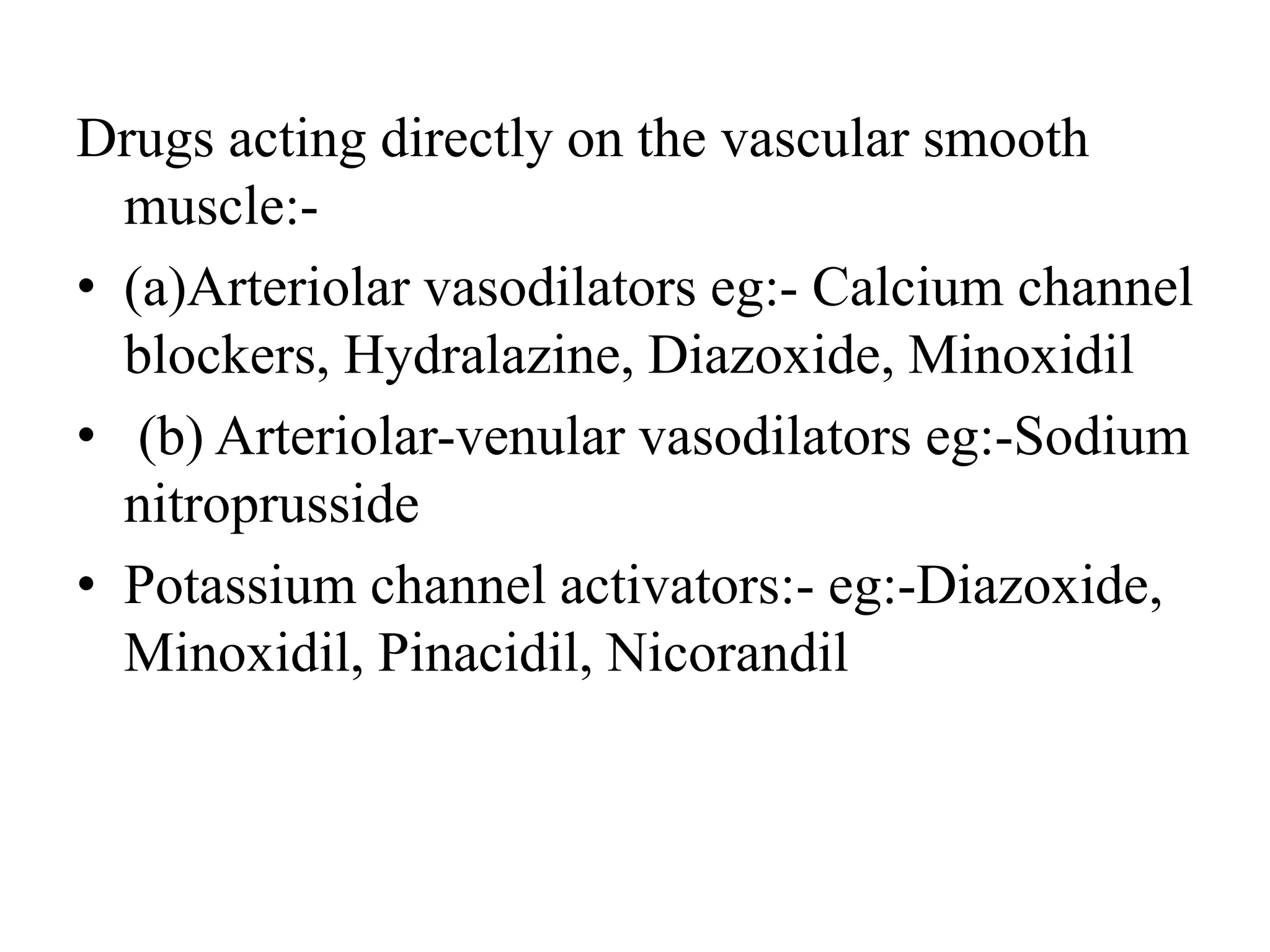 Classification of anti hypertensive drugs | PPTX