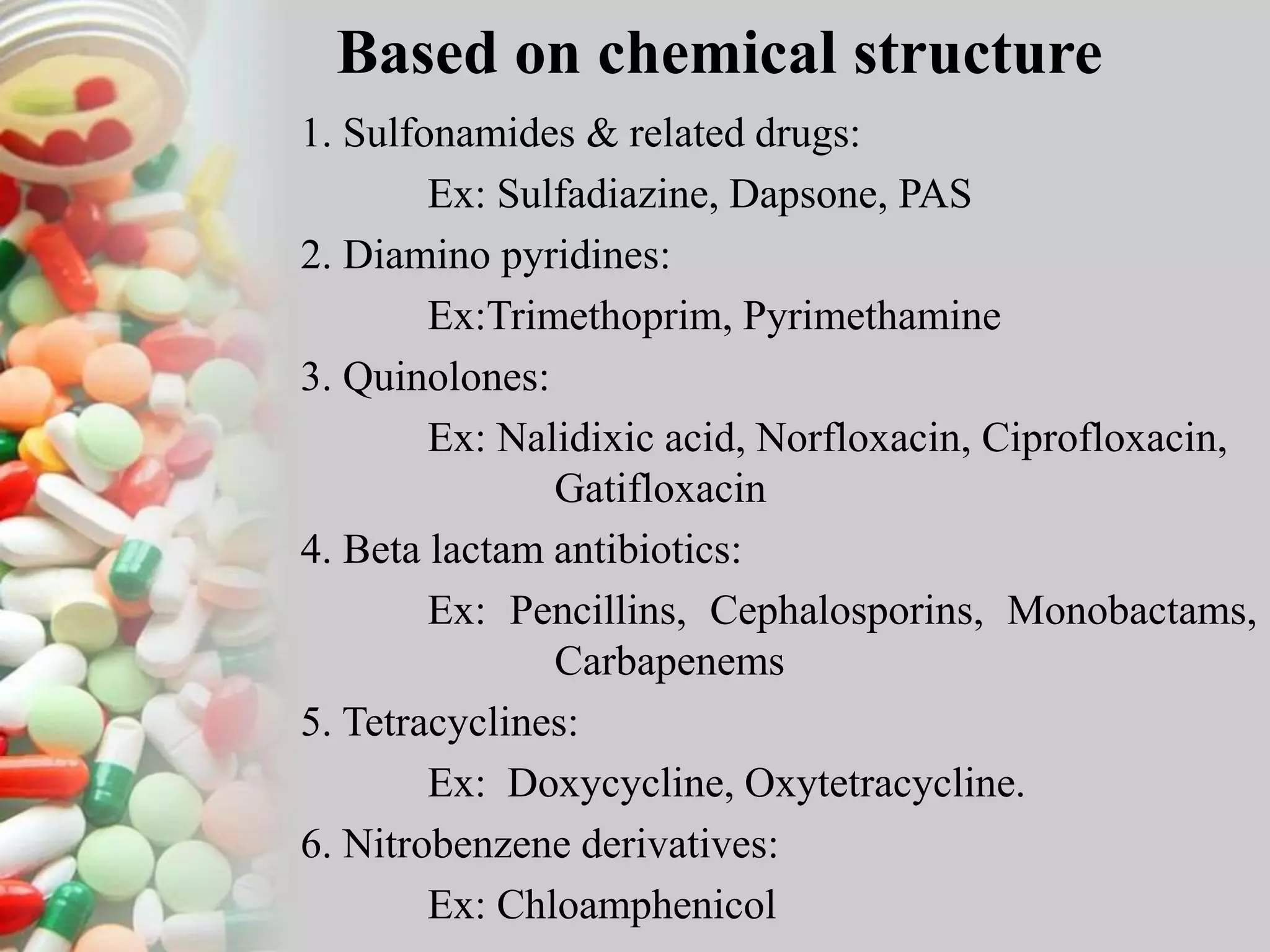 Classification of antibiotics | PPTX