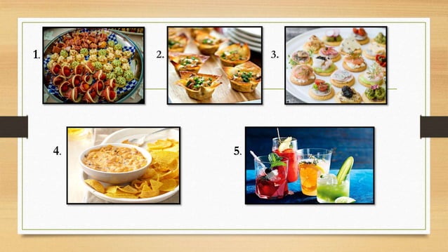 Classification of appetizers | PPTX