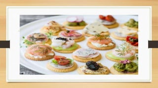 Classification of appetizers | PPTX