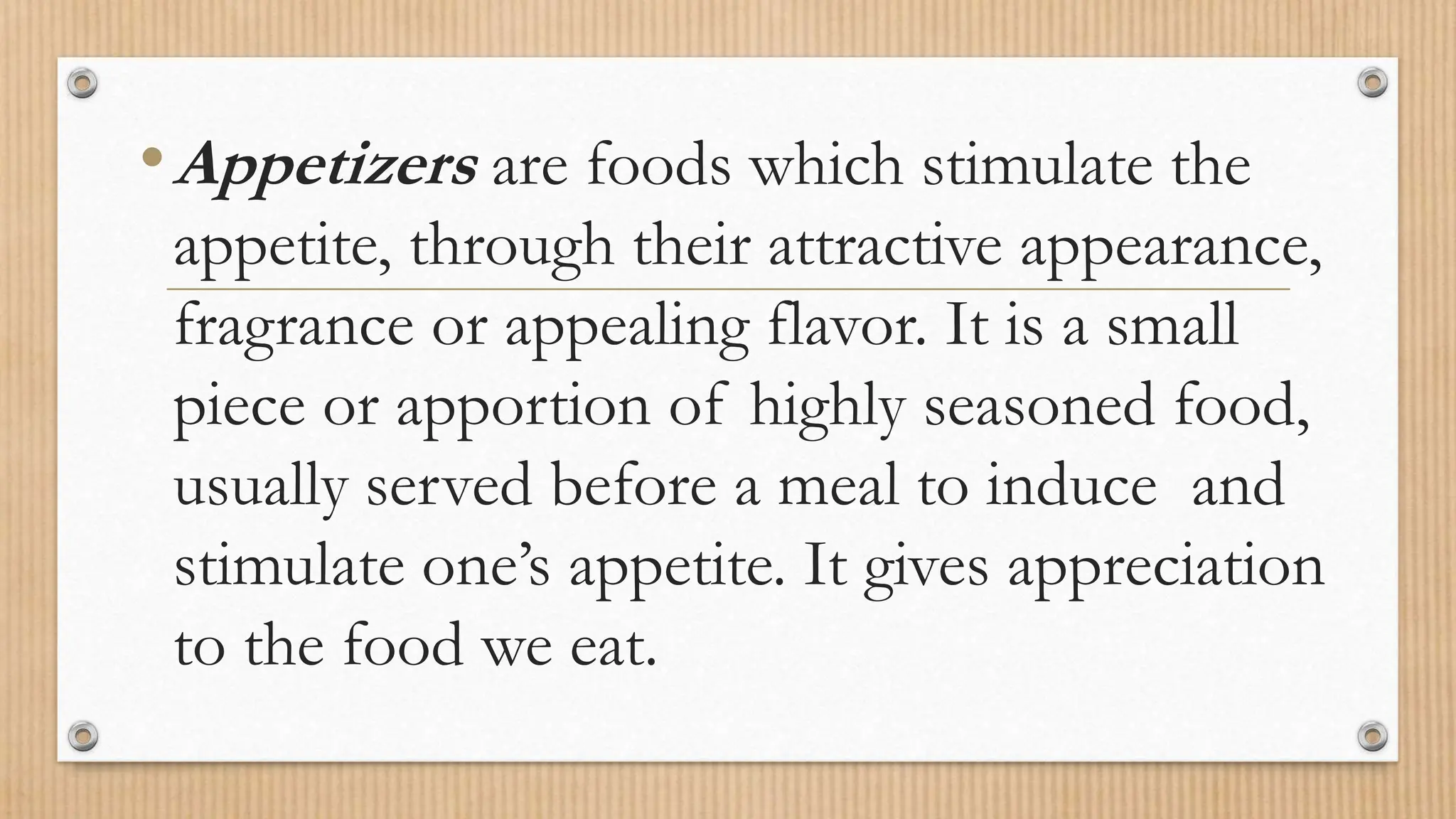 Classification of Appetizer Cookery1.pptx