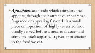 Classification of Appetizer Cookery1.pptx