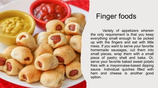 Classification of Appetizers According to Ingredients .pptx