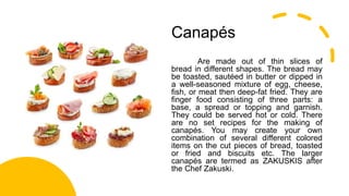 Classification of Appetizers According to Ingredients .pptx